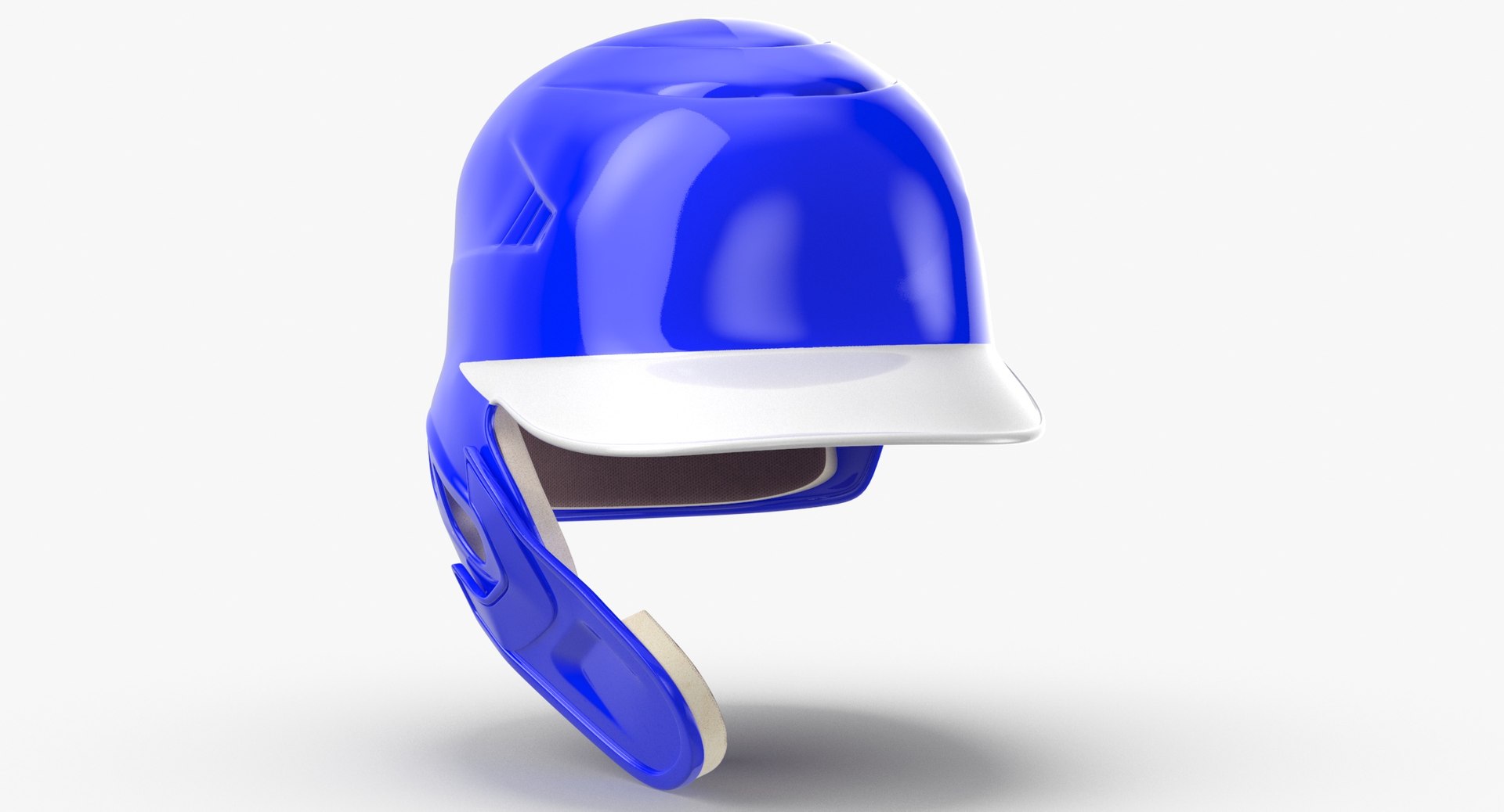 Baseball Helmet C Flap 3D Model - TurboSquid 1615806