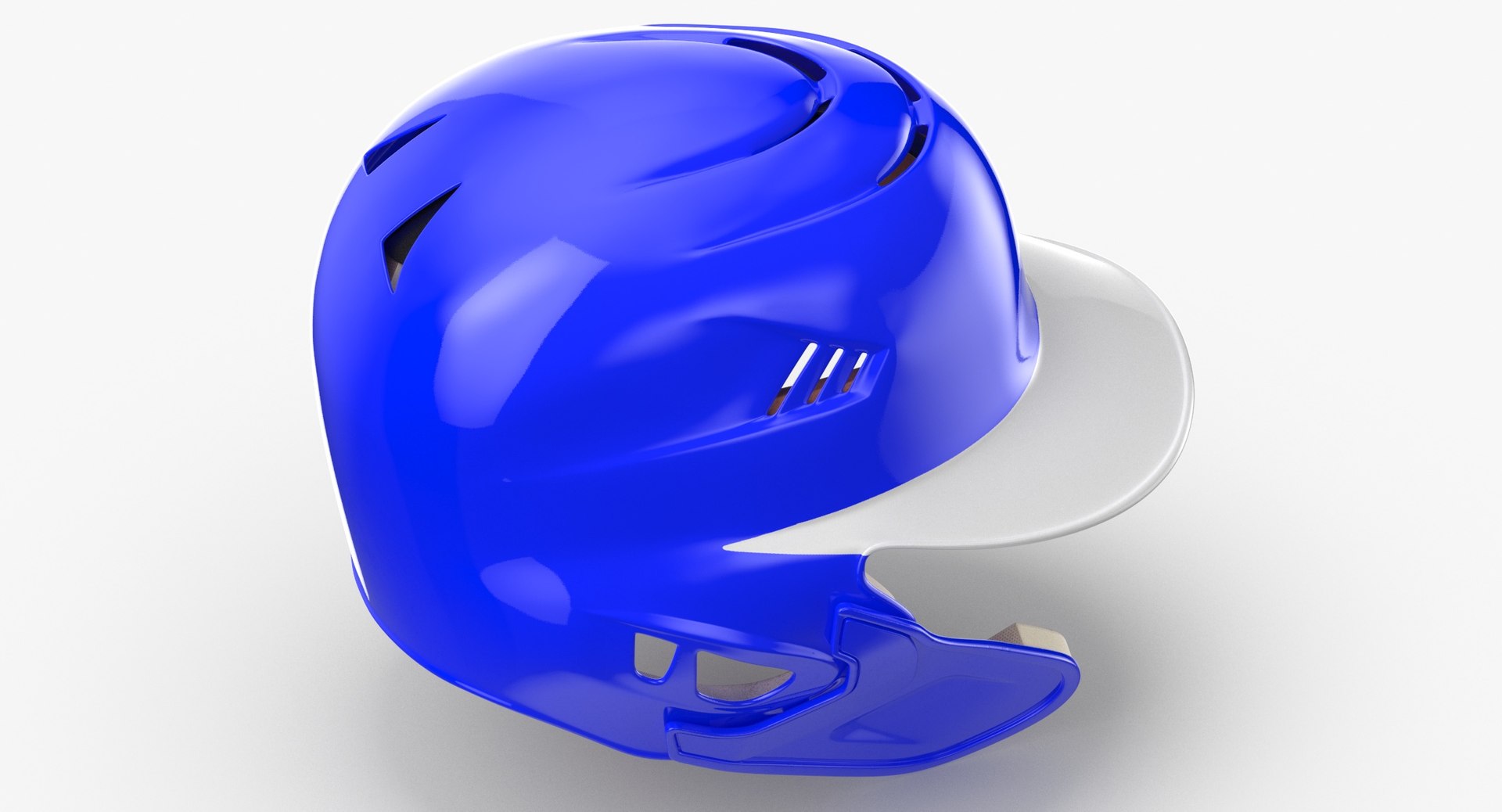 Baseball Helmet C Flap 3D Model - TurboSquid 1615806