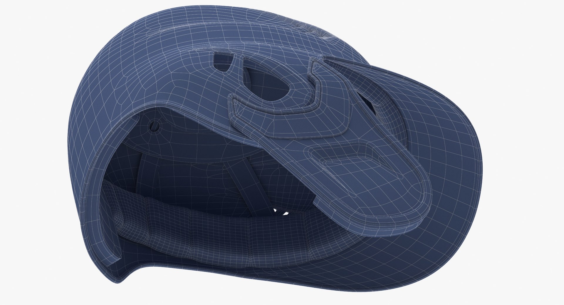 Baseball Helmet C Flap 3D Model - TurboSquid 1615806