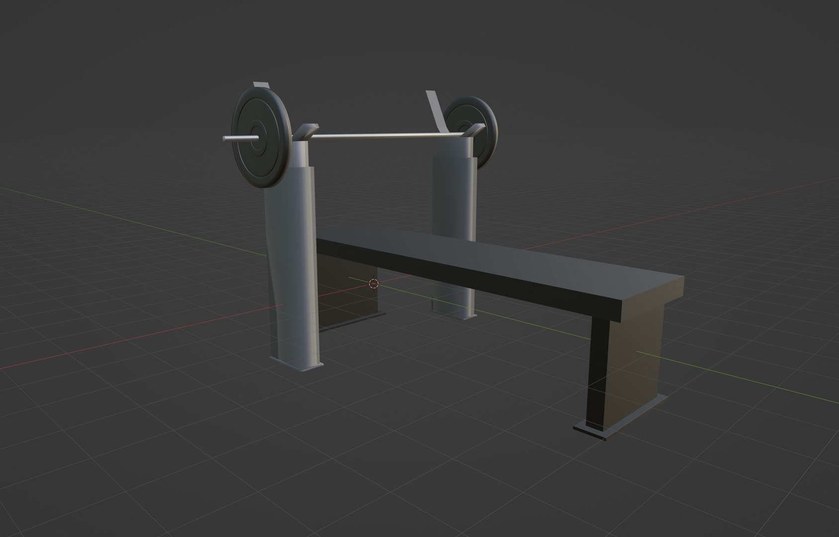 Bench For Bench Press Model - TurboSquid 1976646
