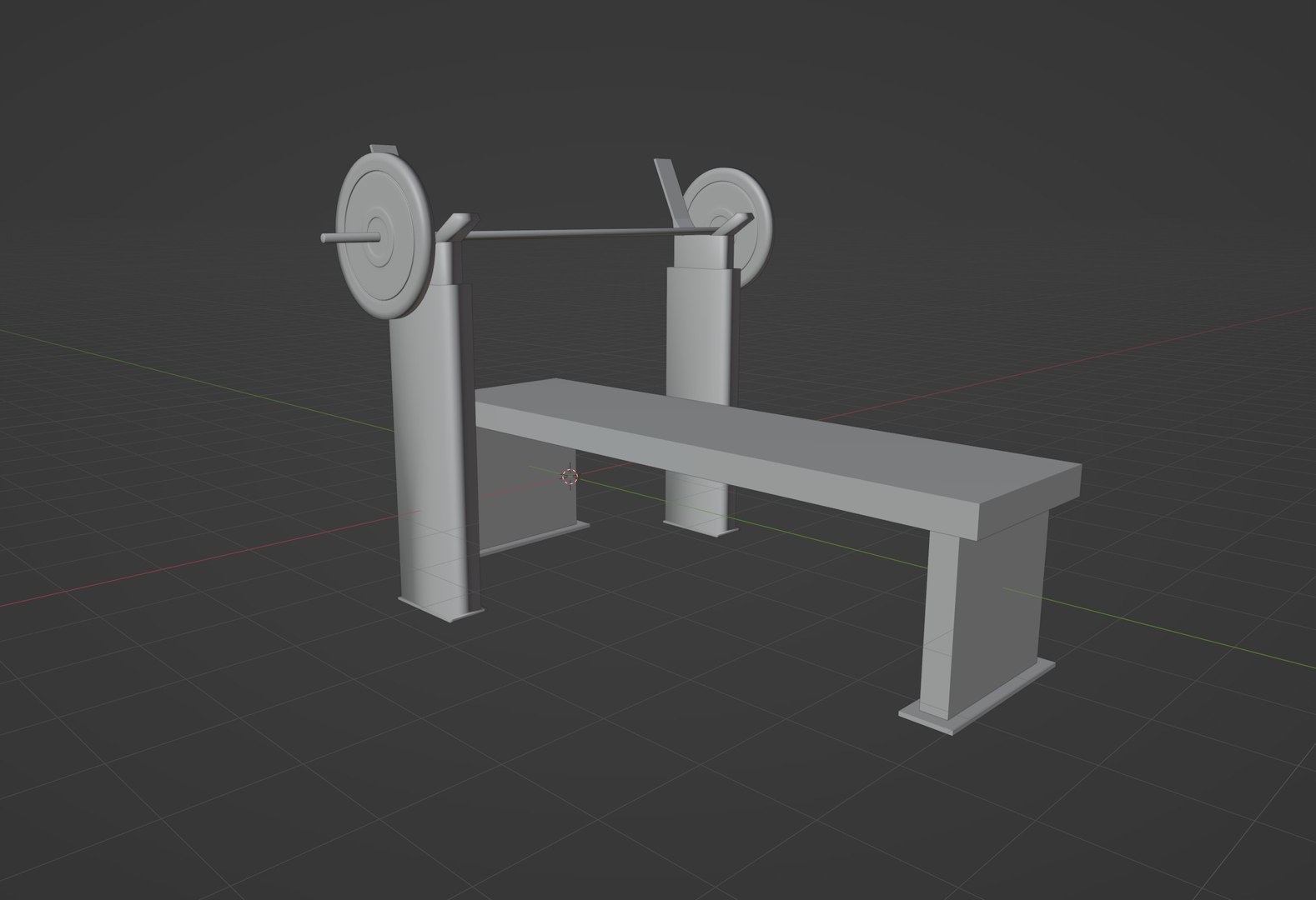 Bench For Bench Press Model - TurboSquid 1976646