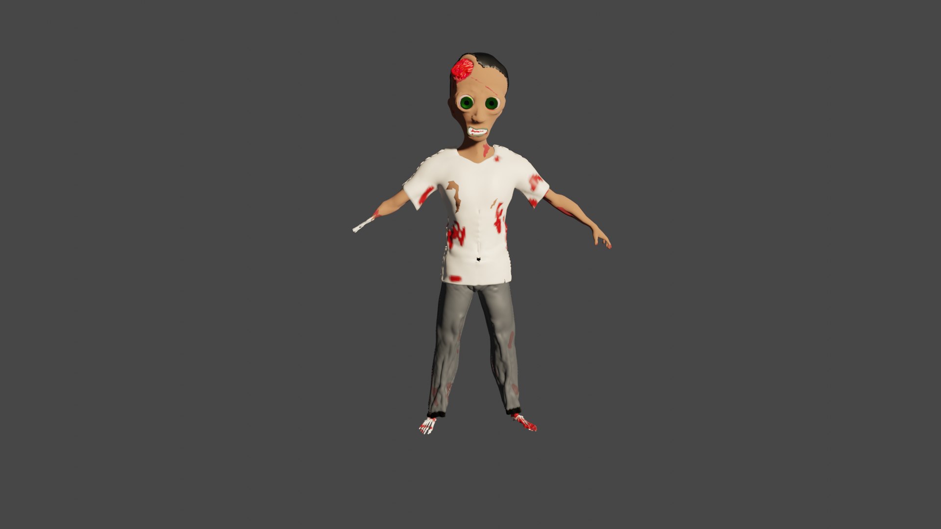 3D Zombie Character model - TurboSquid 1748885