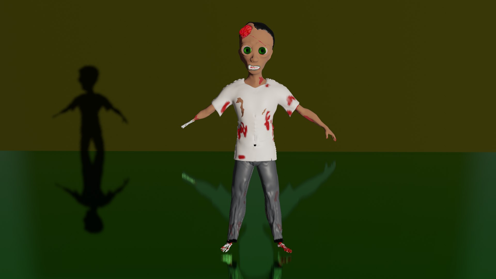 3D Zombie Character model - TurboSquid 1748885
