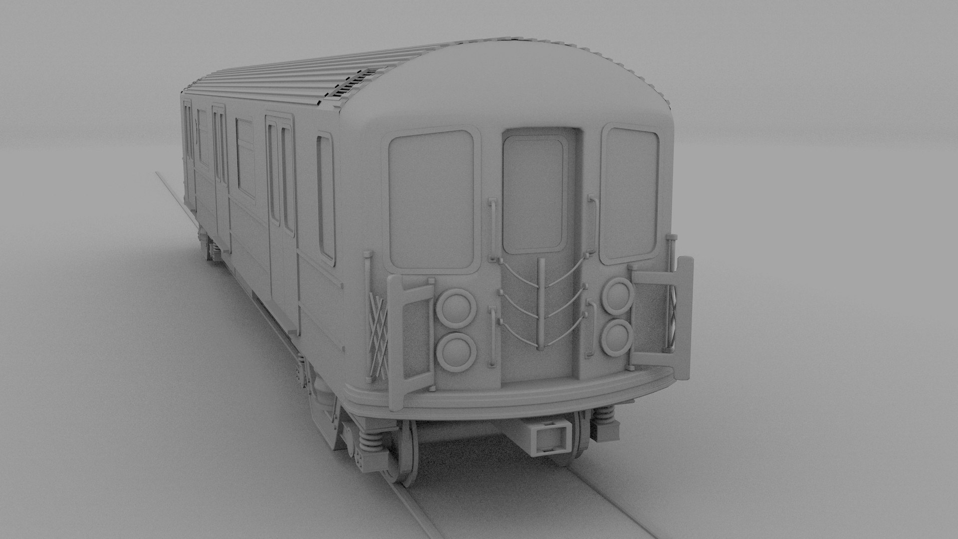 3d New York Subway Train Model
