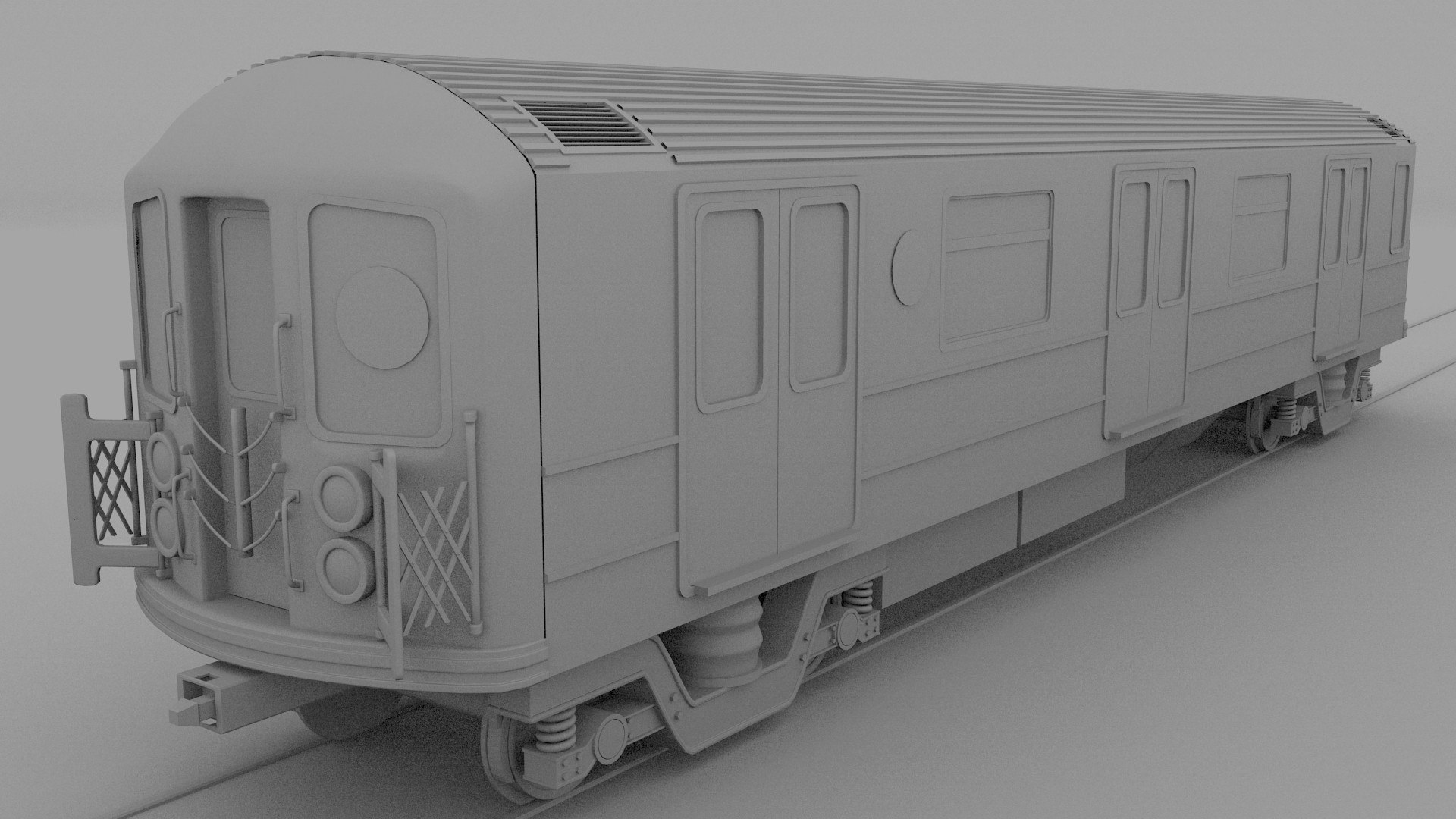 3d New York Subway Train Model