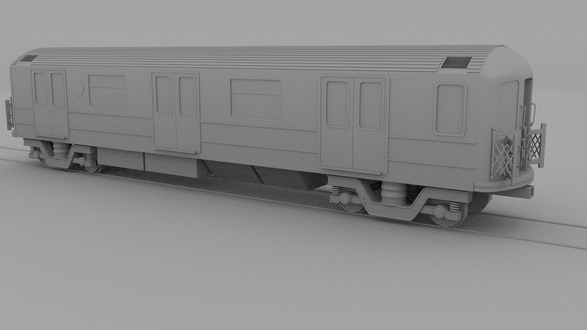 3d New York Subway Train Model