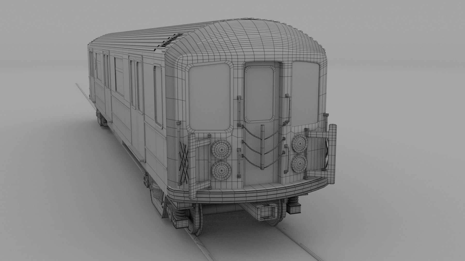 3d New York Subway Train Model