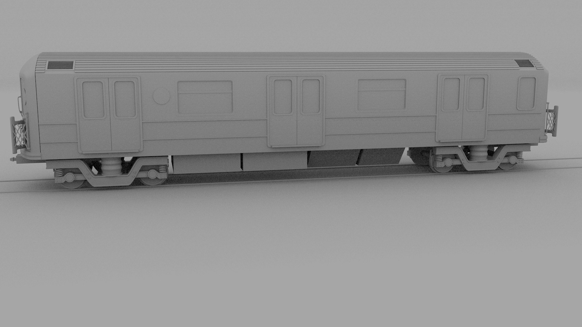 3d New York Subway Train Model