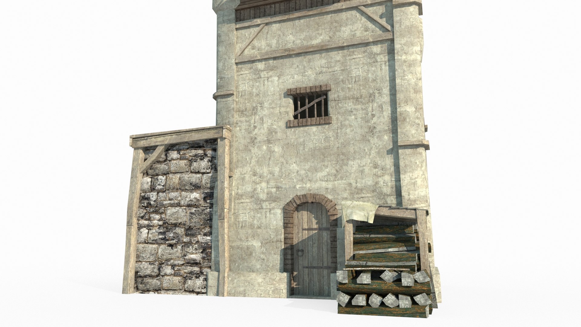 3D Ancient Watchtower Defense Tower - TurboSquid 2175874