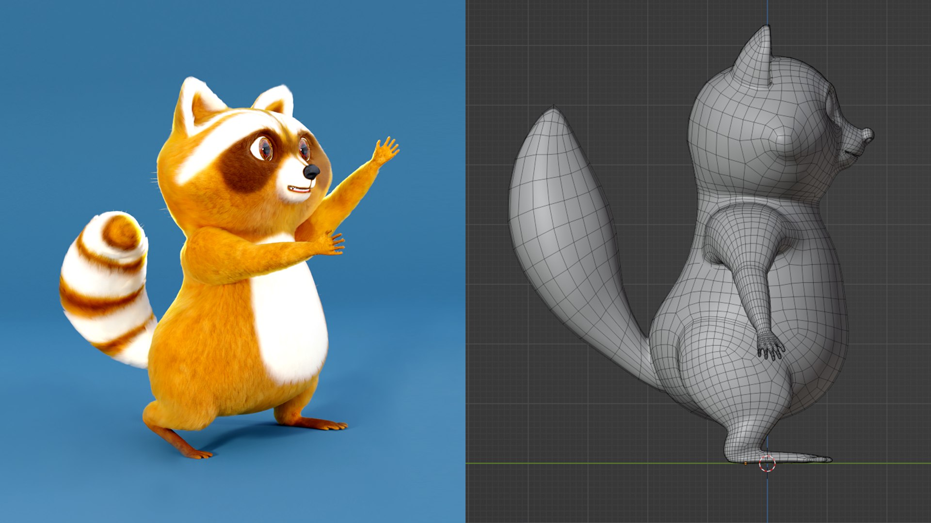 3D Raccoon model - TurboSquid 2028148