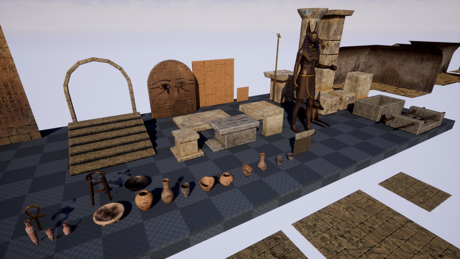 Egyptian Tombs 3D Model - TurboSquid 1421766