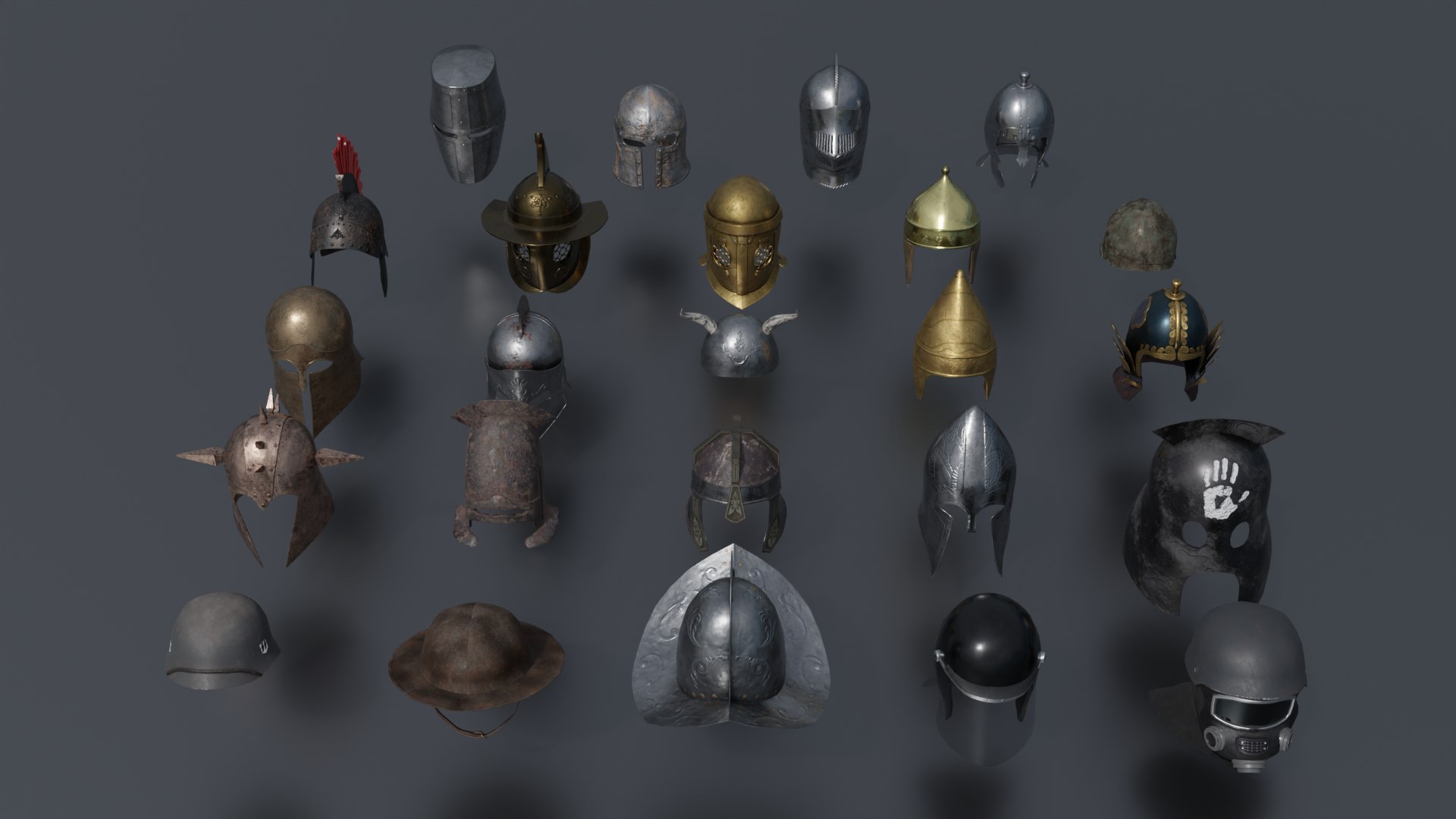 3D Helmets - TurboSquid 2288861
