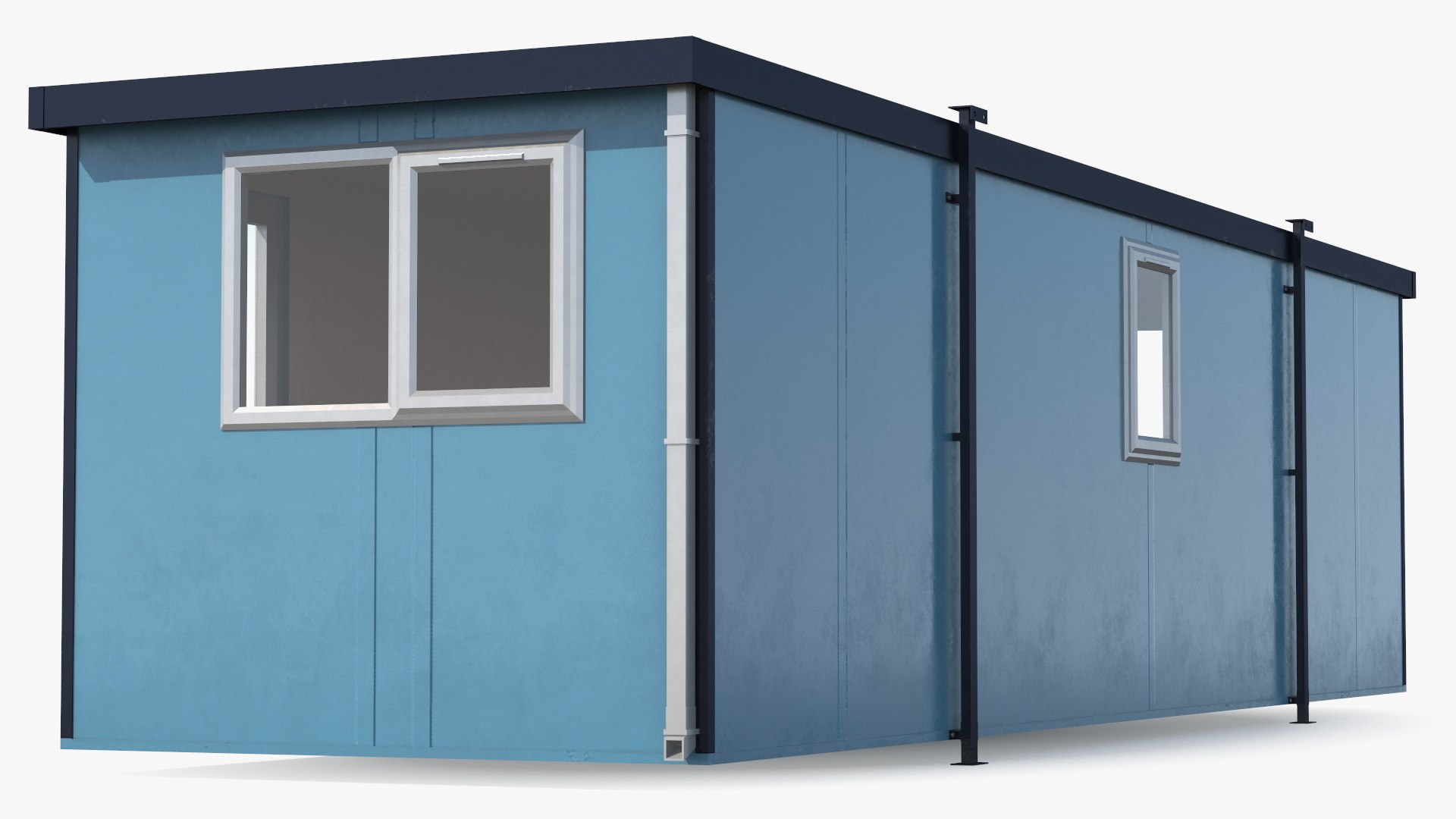 Prefabricated Portable Container Office 3D Model - TurboSquid 2180133