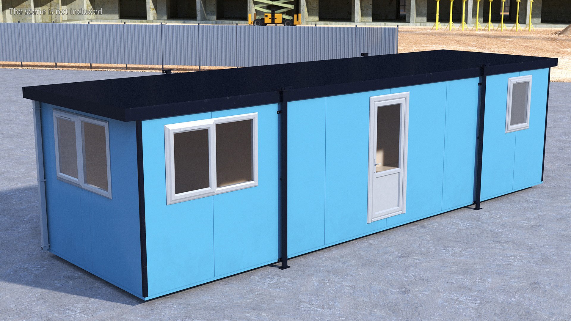 Prefabricated Portable Container Office 3D Model - TurboSquid 2180133
