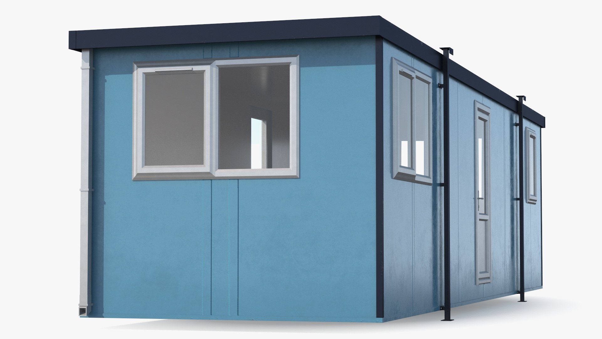 Prefabricated Portable Container Office 3D Model - TurboSquid 2180133