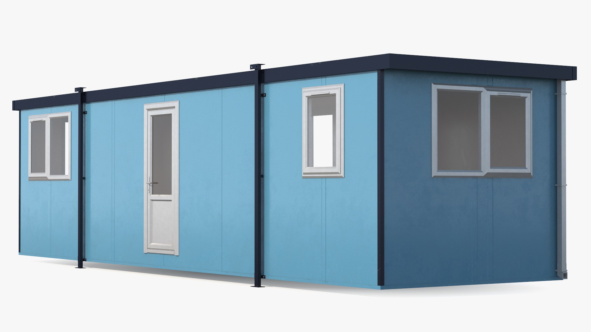 Prefabricated Portable Container Office 3D Model - TurboSquid 2180133