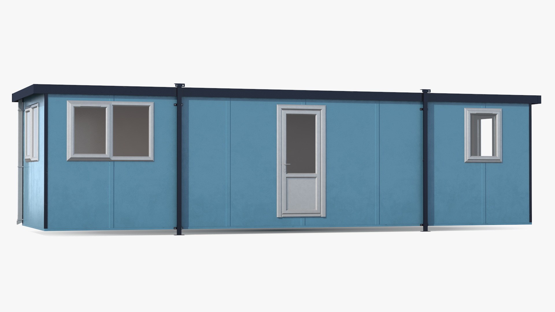 Prefabricated Portable Container Office 3D Model - TurboSquid 2180133