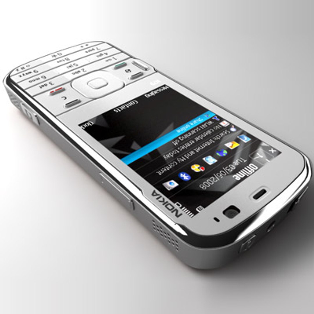 Nokia N79 Mobile Phone 3d Model