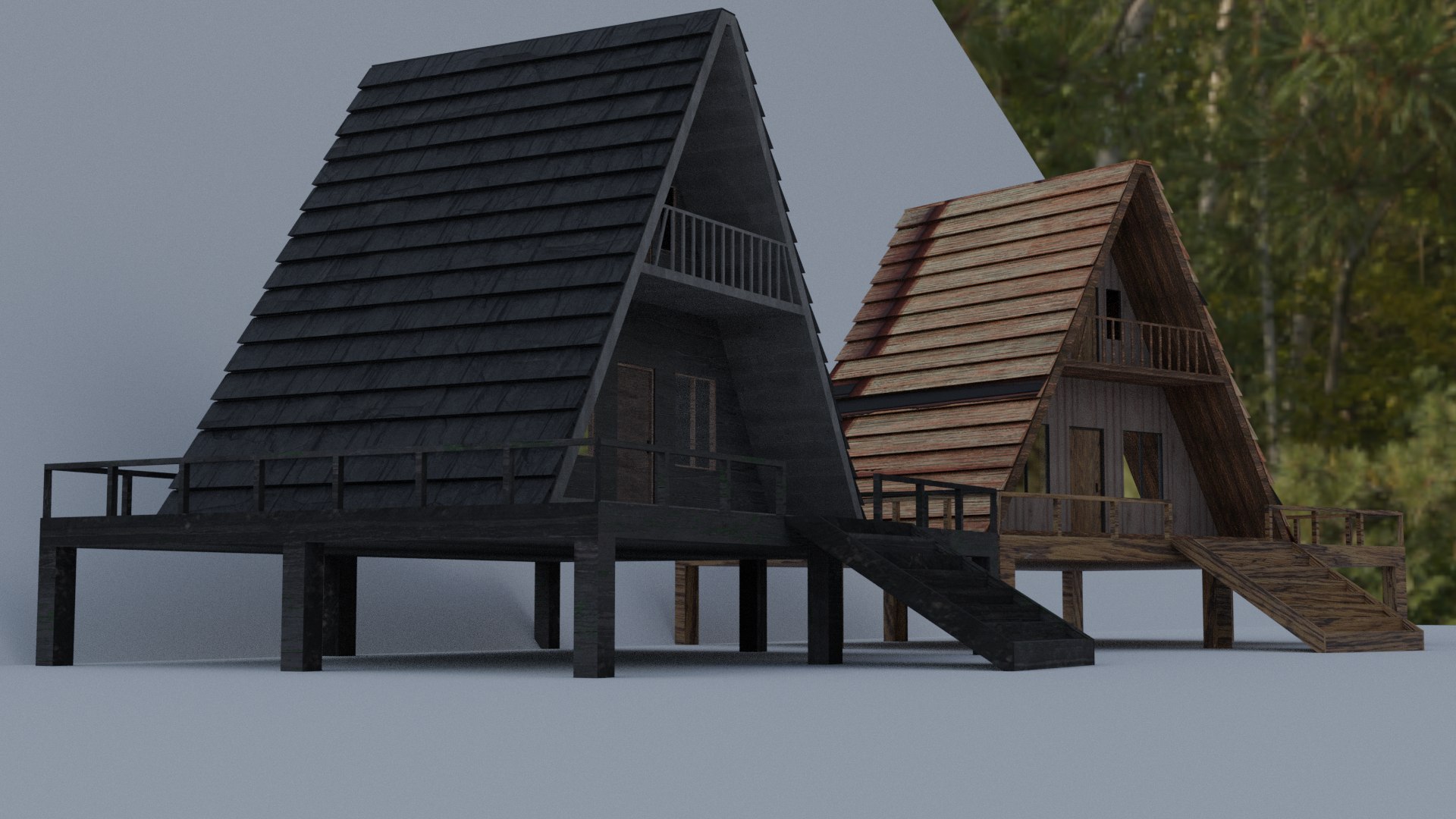 Triangle House 3D - TurboSquid 1721211