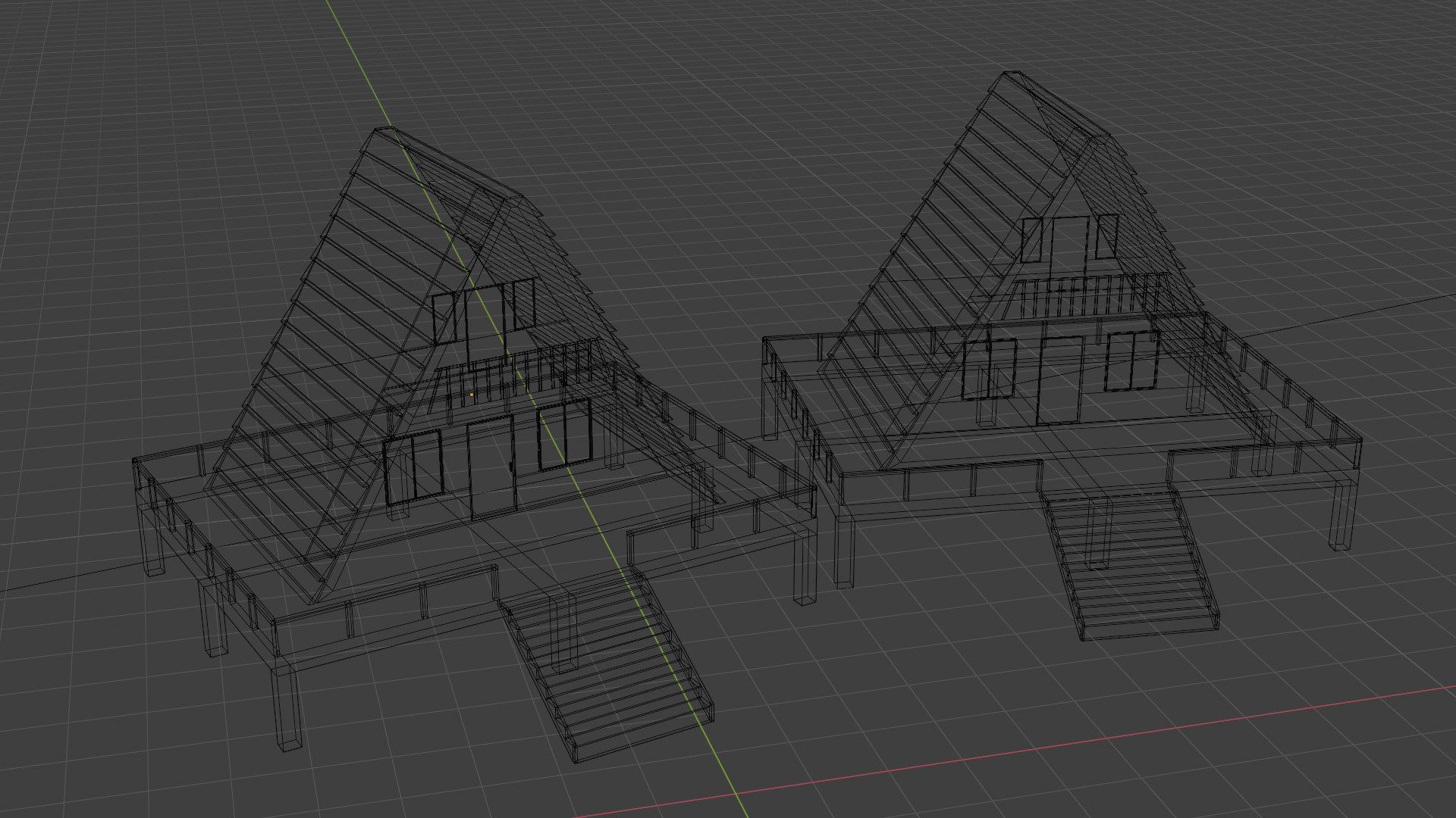 Triangle House 3D - TurboSquid 1721211