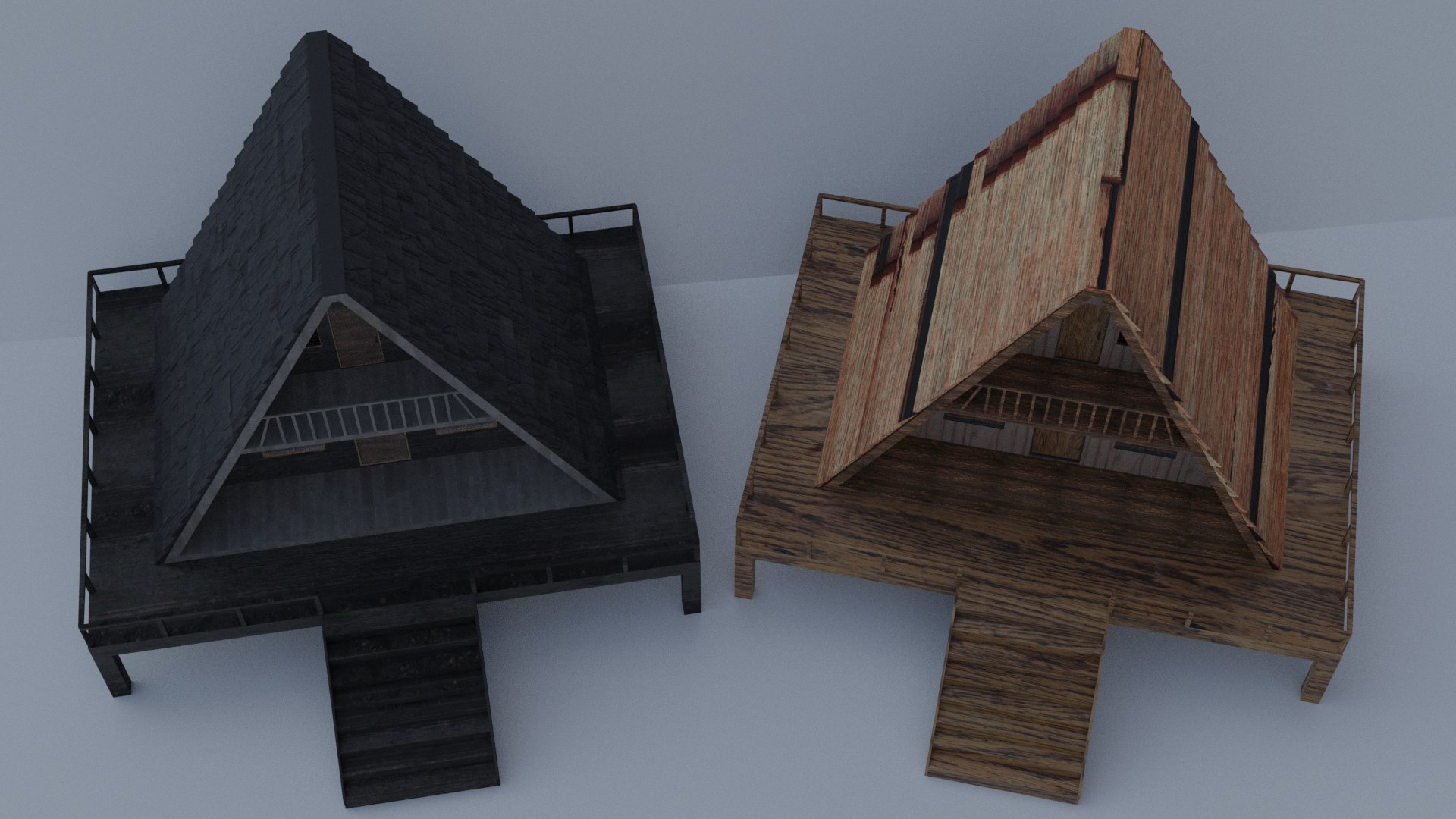 Triangle House 3D - TurboSquid 1721211