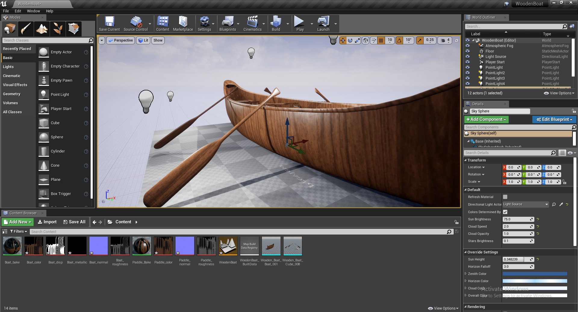 3D wooden boat model - TurboSquid 1574393