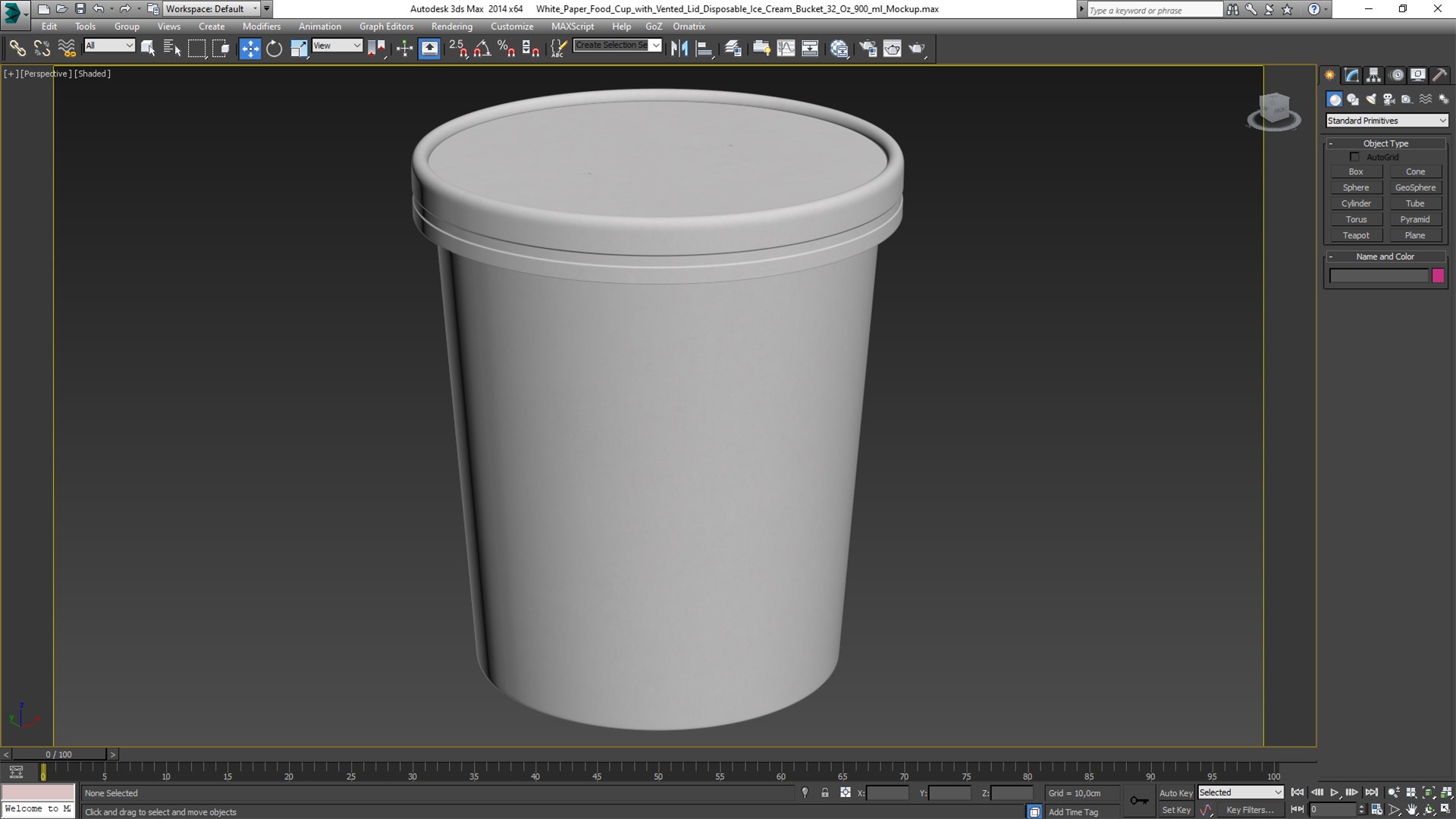 3D cup food paper model - TurboSquid 1688793