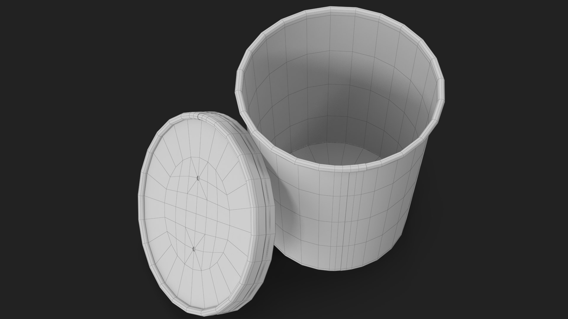 3D cup food paper model - TurboSquid 1688793