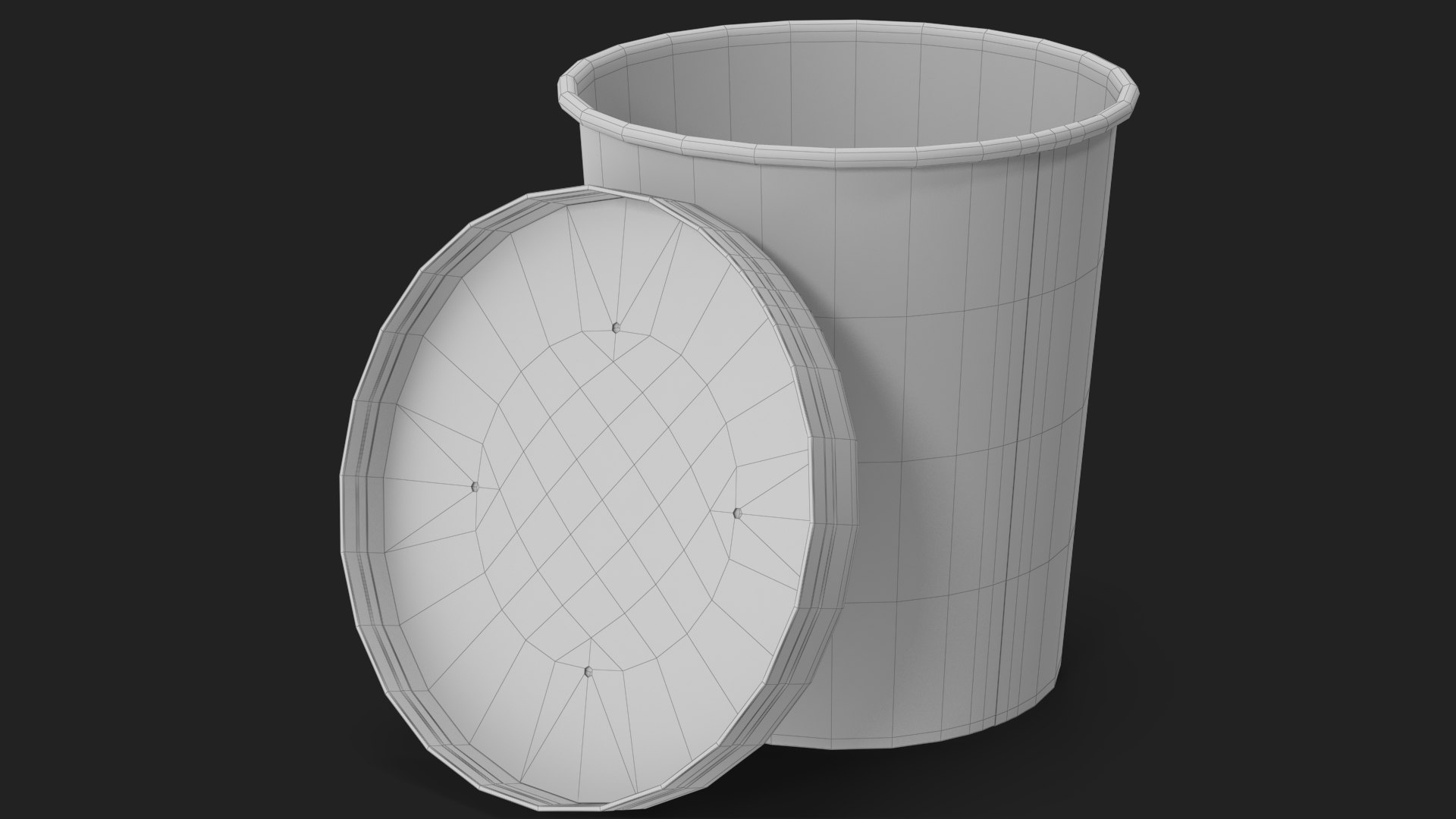 3D cup food paper model - TurboSquid 1688793