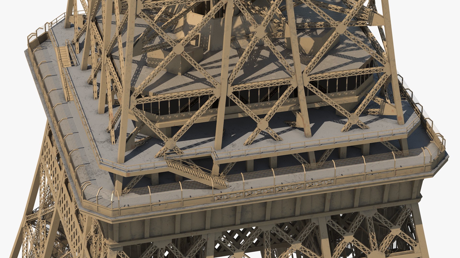 3D eiffel tower - TurboSquid 1625177