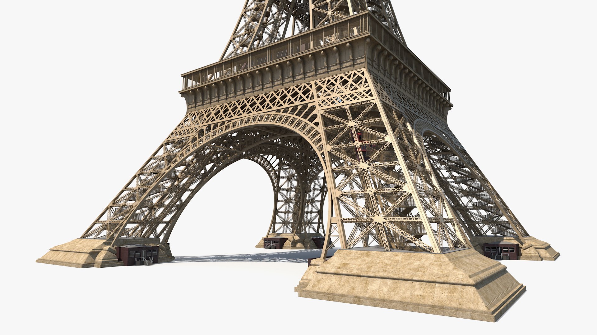 3D eiffel tower - TurboSquid 1625177