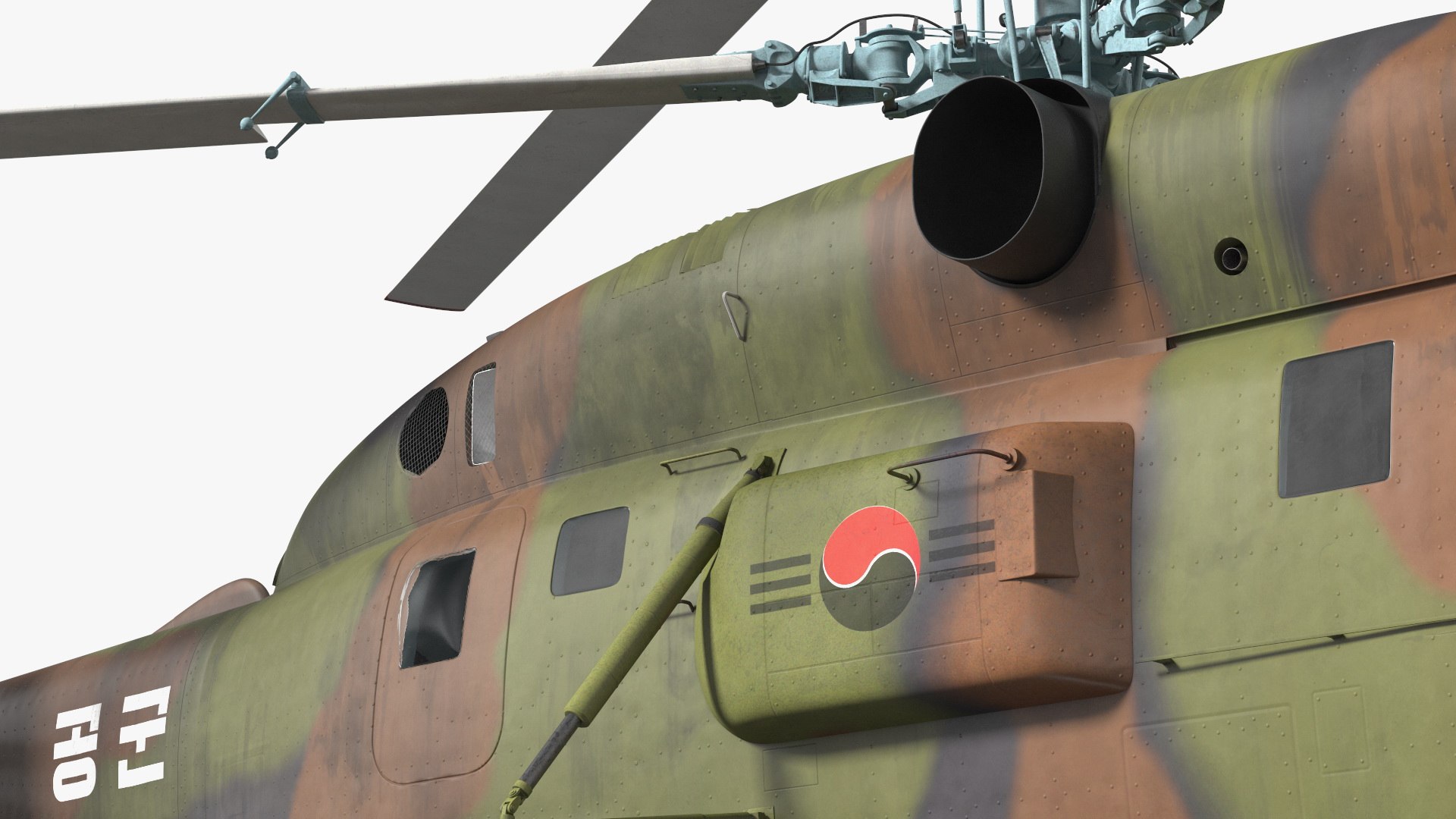3D Kamov HH32A South Korea Air Force Helicopter - TurboSquid 1770143