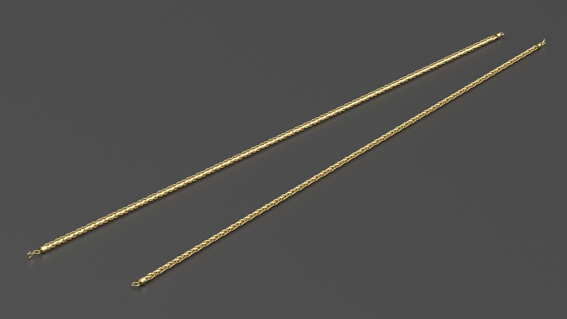 3D Palma Jewelry Chain Gold Model - TurboSquid 2245080