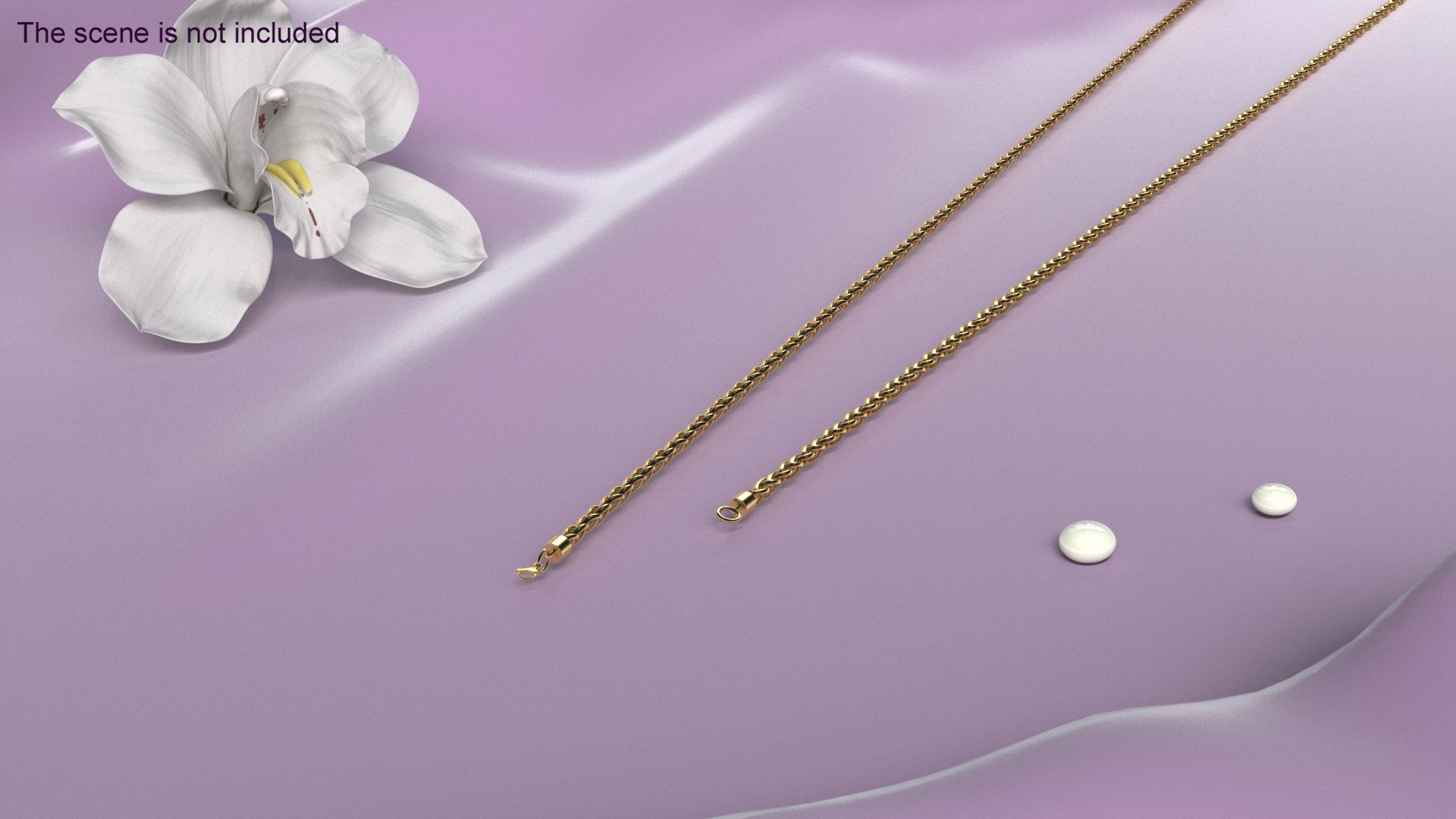 3D Palma Jewelry Chain Gold Model - TurboSquid 2245080