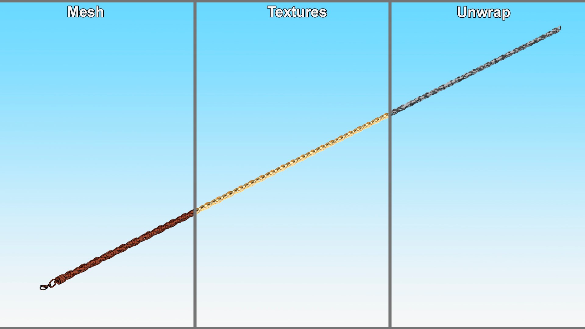 3D Palma Jewelry Chain Gold Model - TurboSquid 2245080