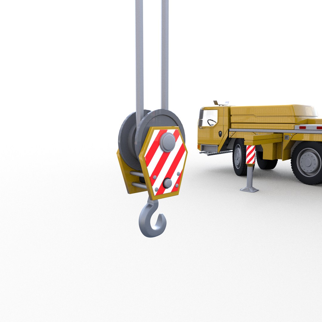 Mobile Crane Model - TurboSquid 1444834