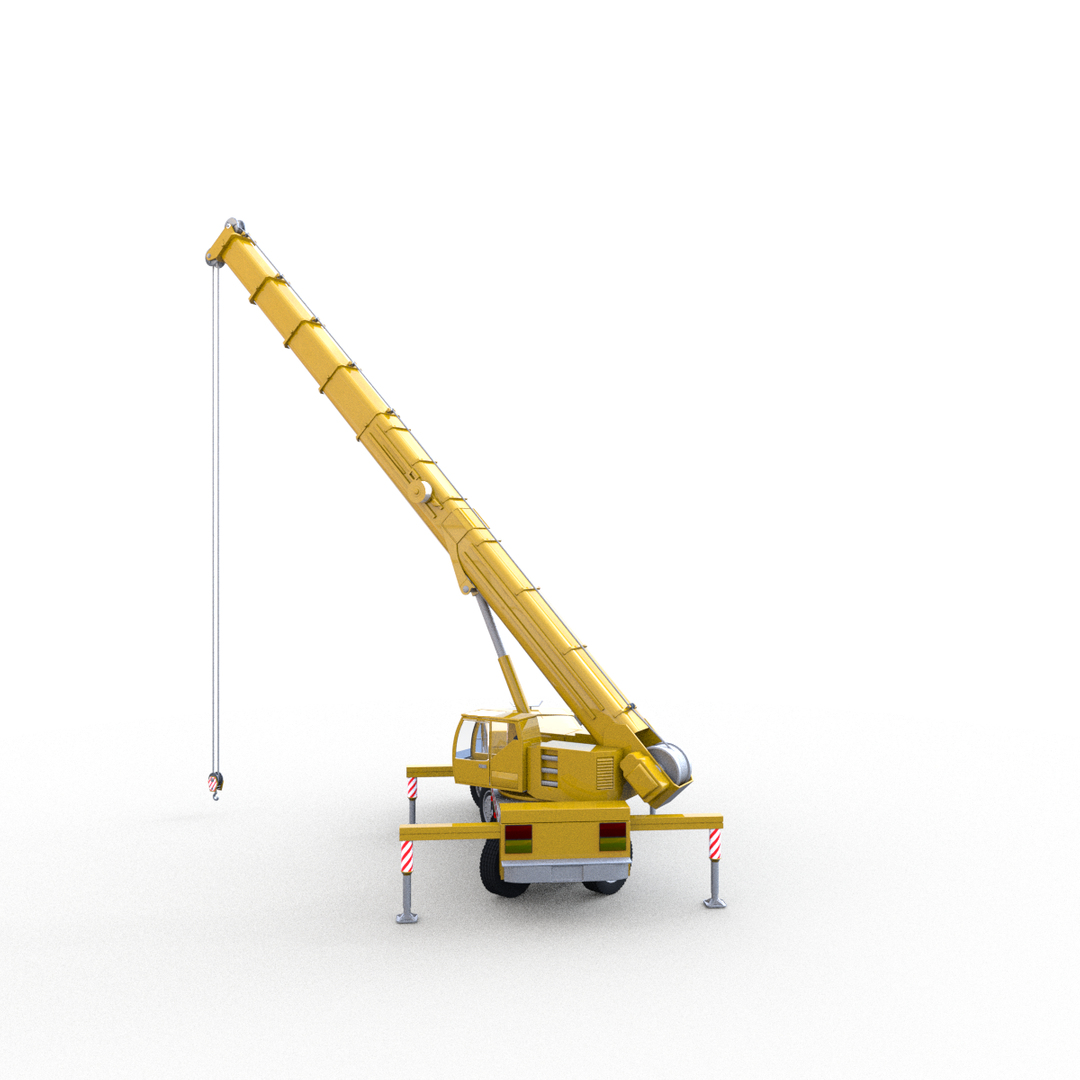 Mobile Crane Model - TurboSquid 1444834