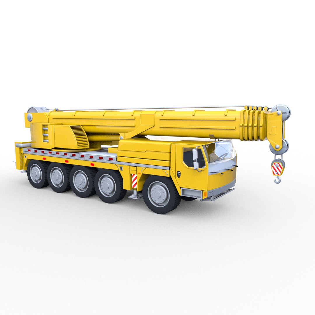 Mobile Crane Model - TurboSquid 1444834