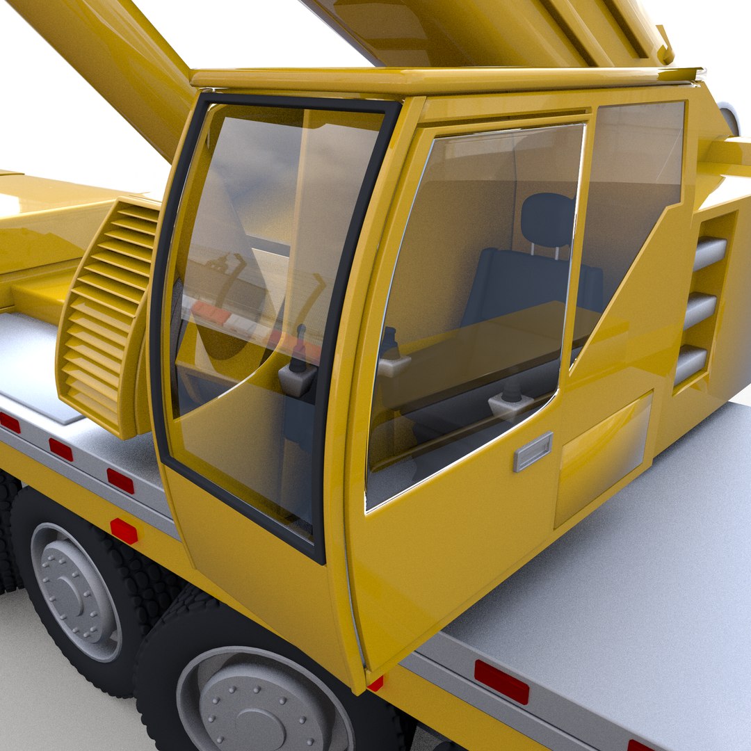 Mobile Crane Model - TurboSquid 1444834