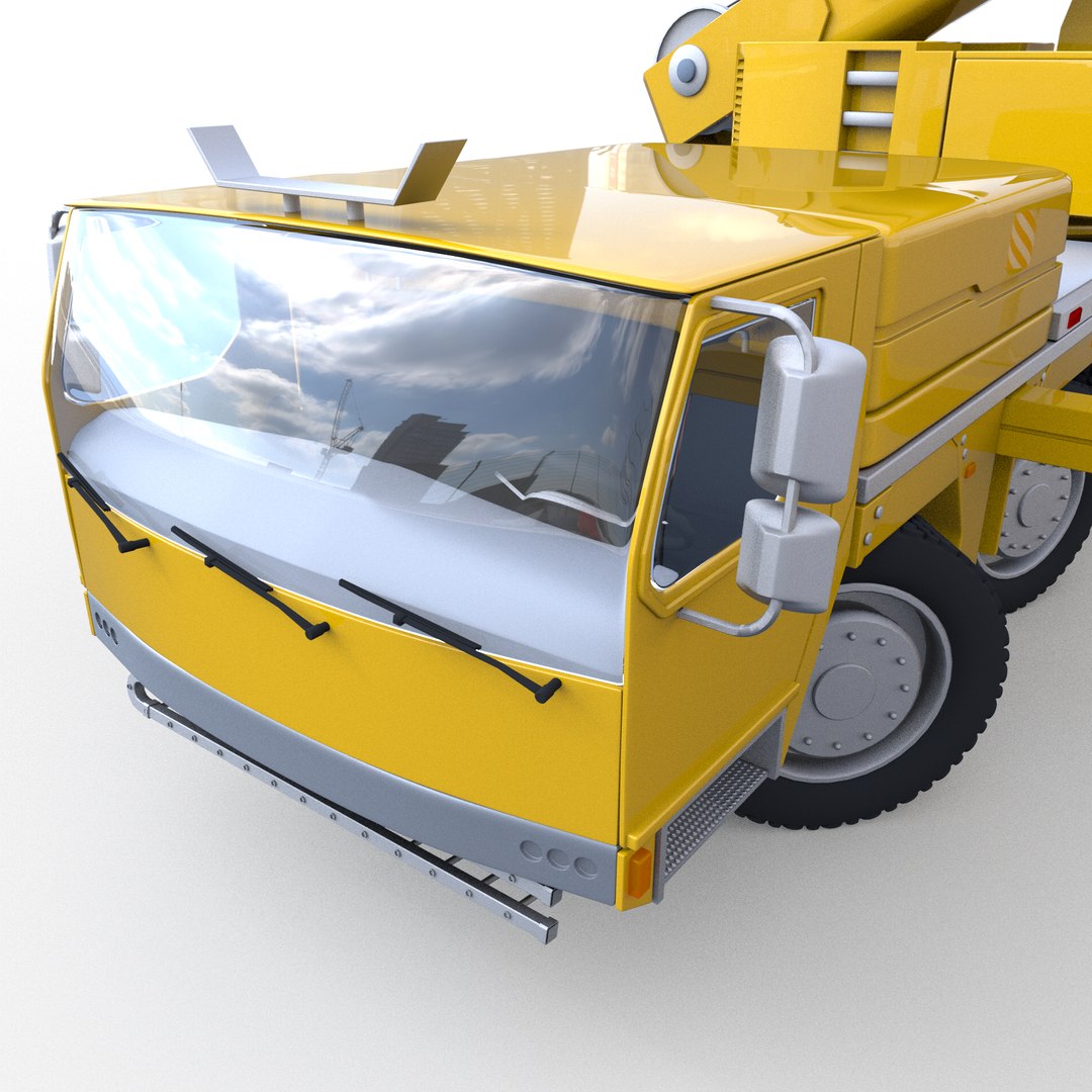 Mobile Crane Model - TurboSquid 1444834
