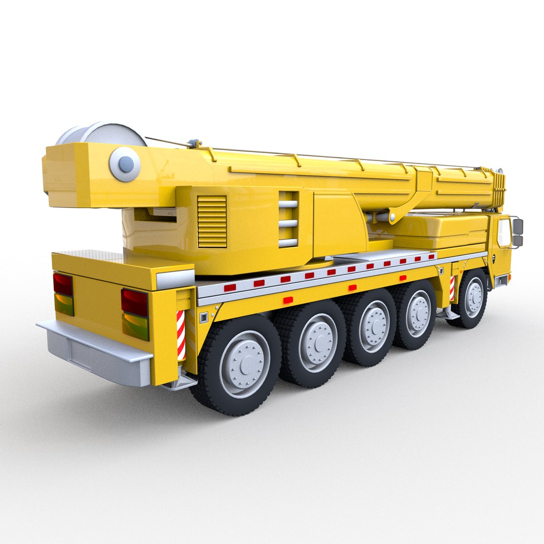 Mobile Crane Model - TurboSquid 1444834