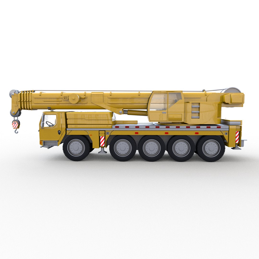 Mobile Crane Model - TurboSquid 1444834