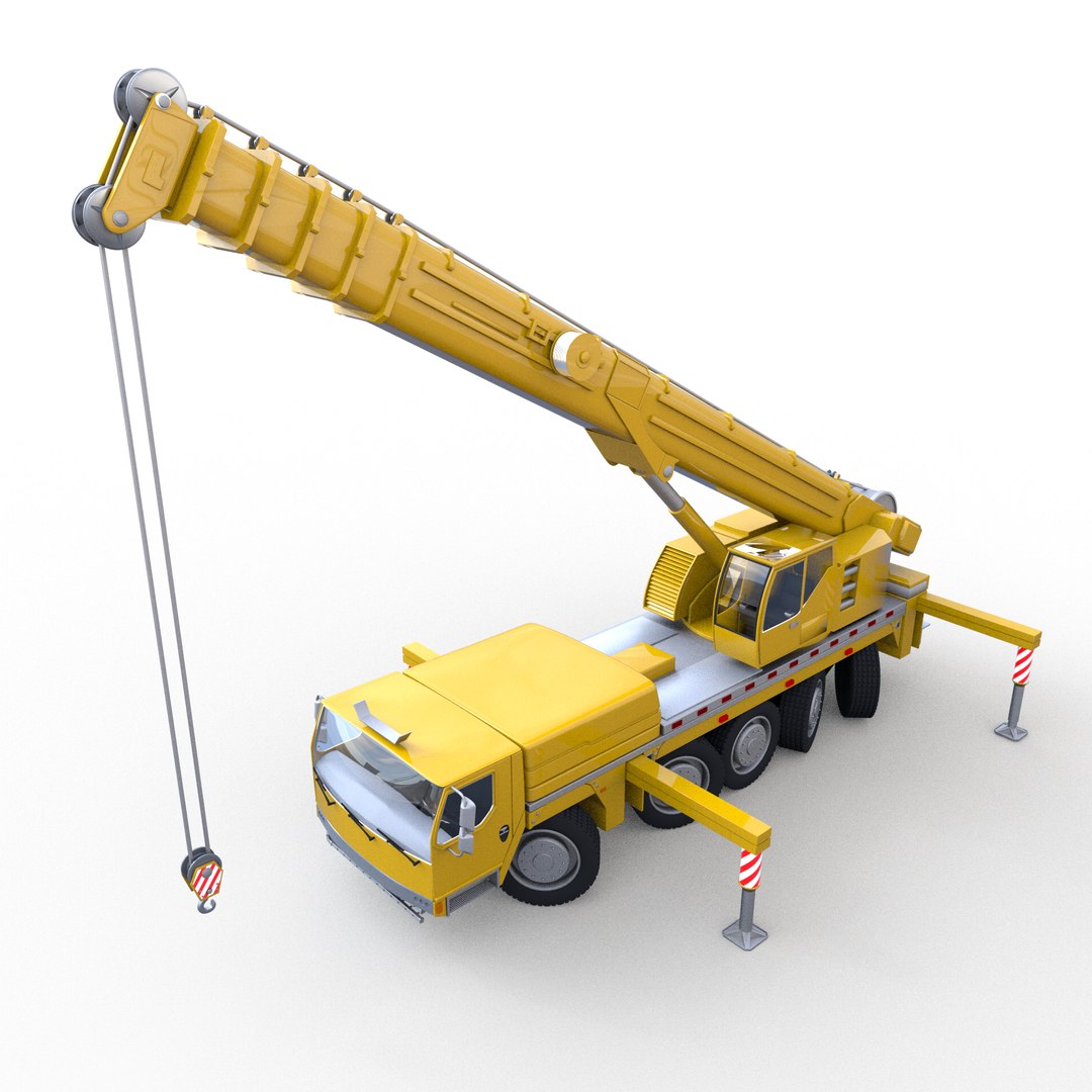 Mobile Crane Model - TurboSquid 1444834