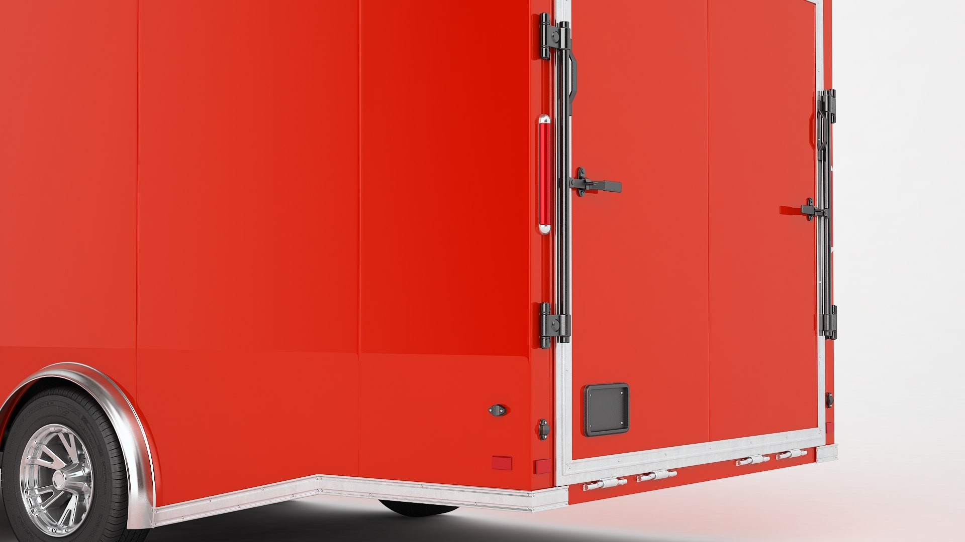 Dodge Ram 3500 HD 2021 Car Hauler Trailer 02 3D model - TurboSquid 2107822