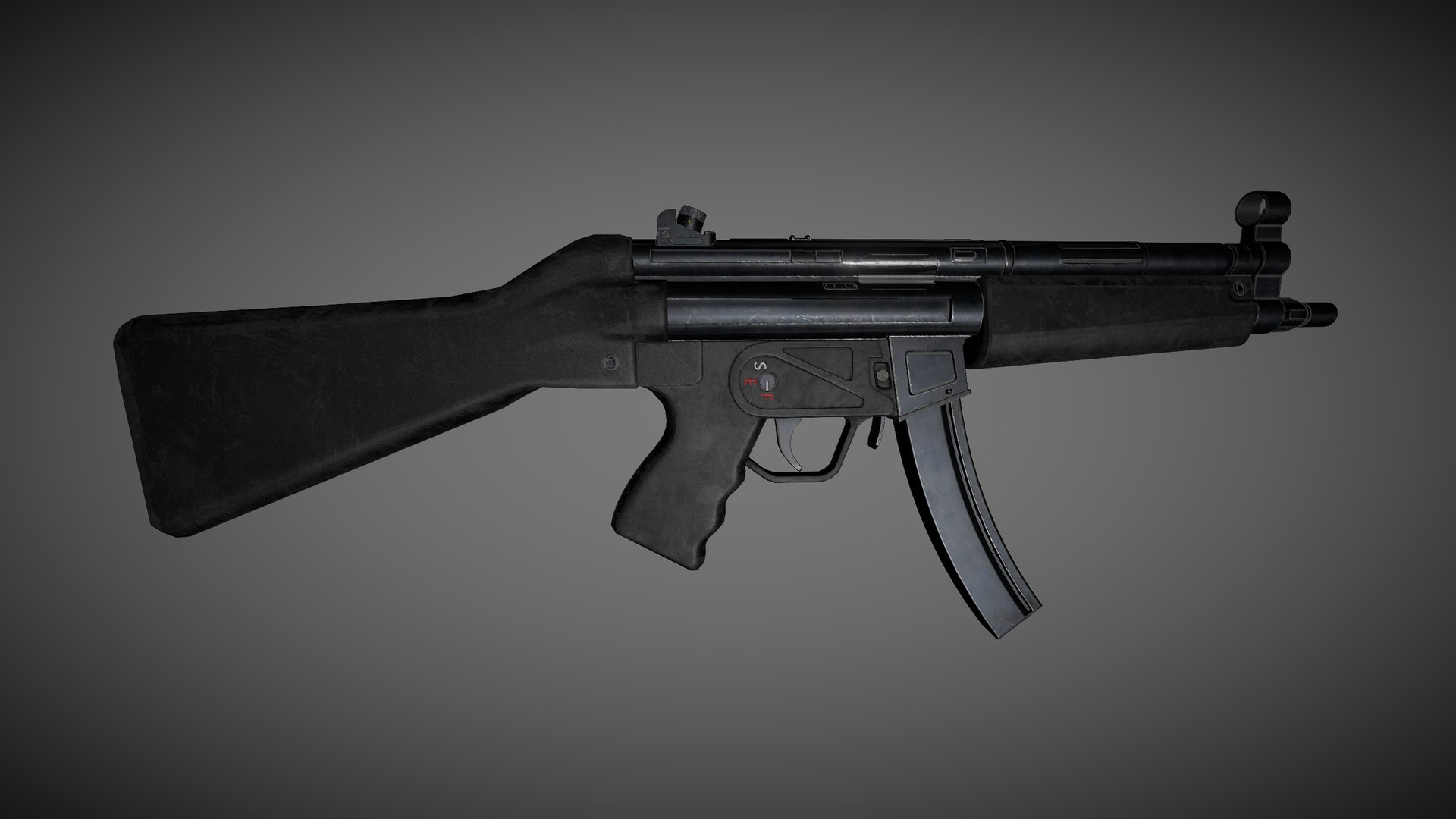 Submachine Gun Model - TurboSquid 1941223