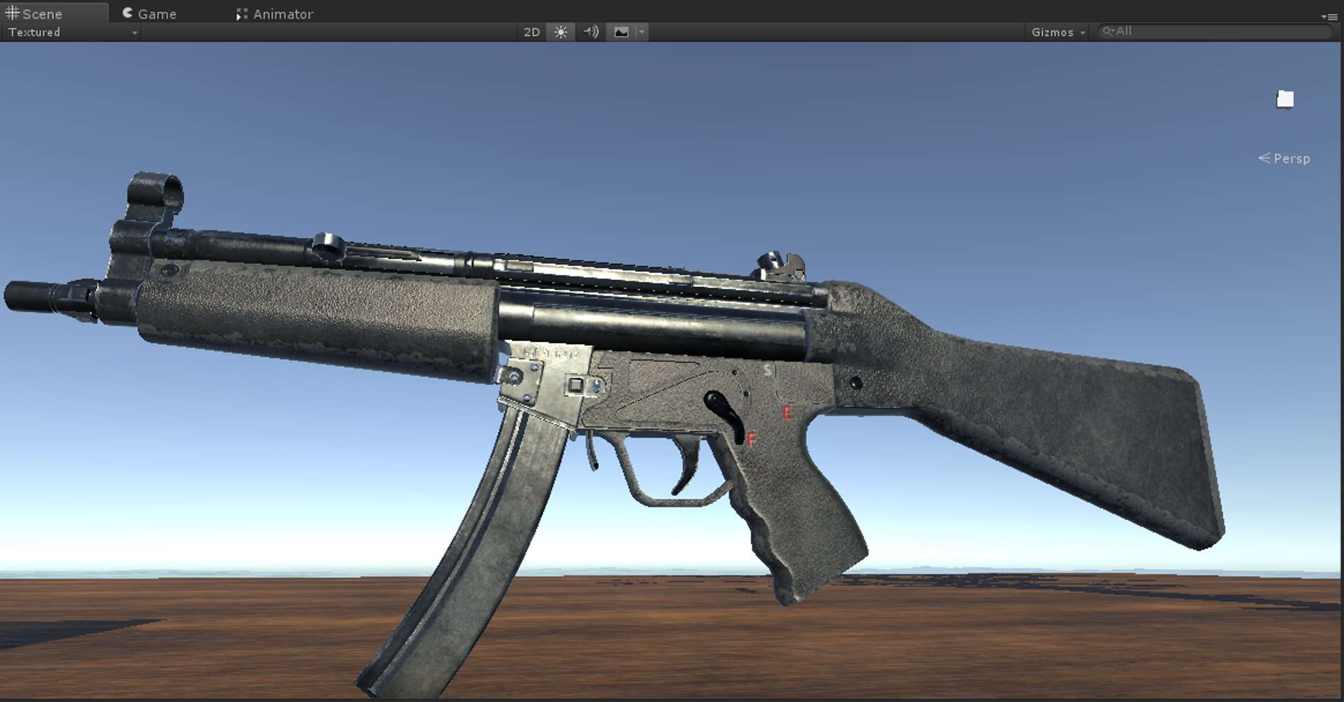 Submachine Gun Model - TurboSquid 1941223