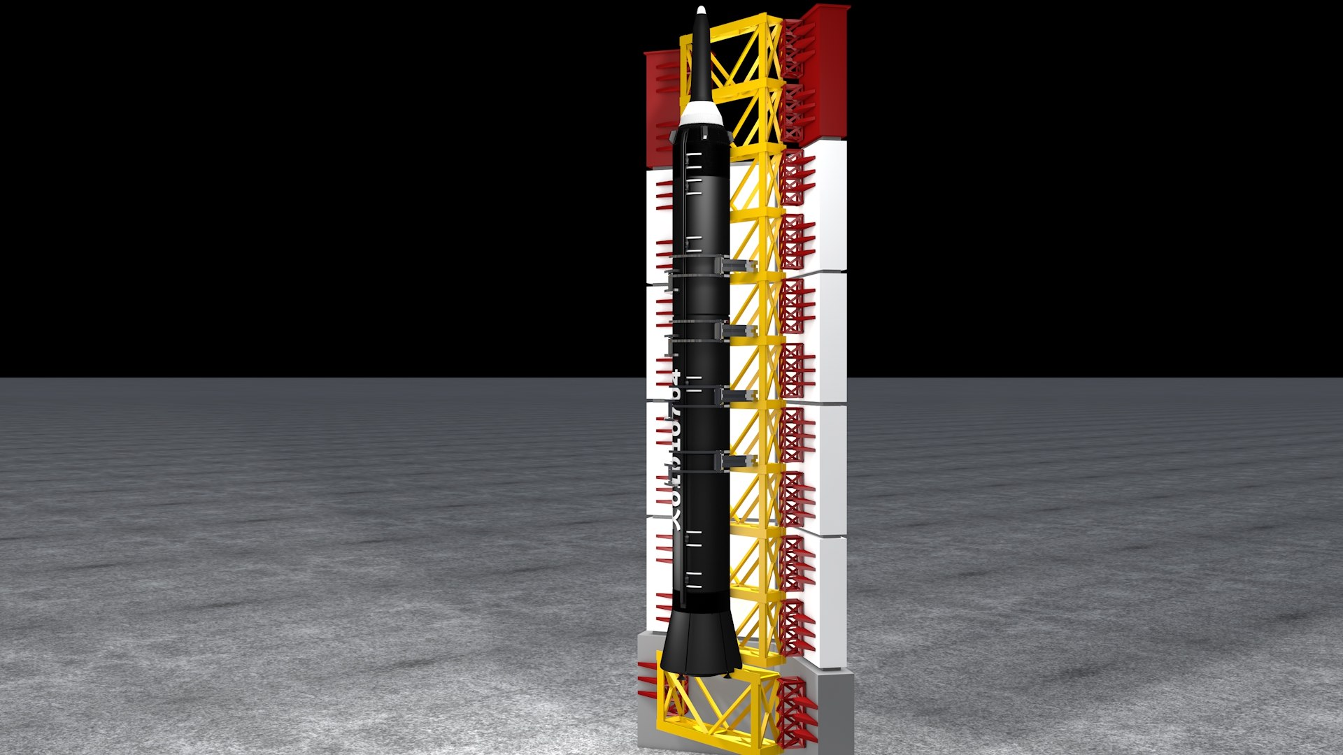 3D Rocket Stand - TurboSquid 1448311