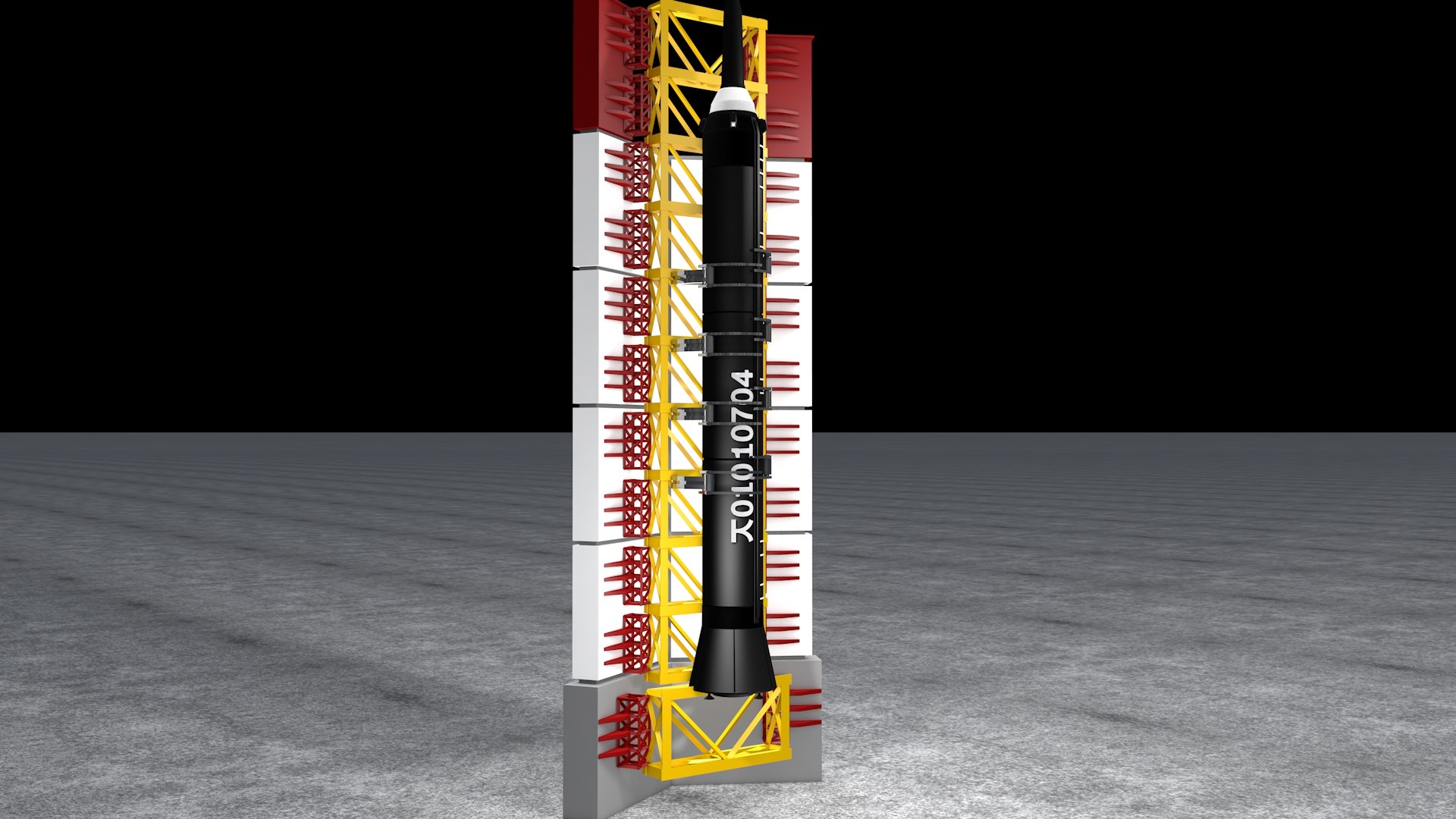 3D Rocket Stand - TurboSquid 1448311