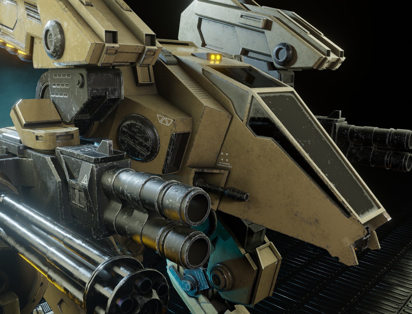 Battle Mech - Anubis II MS 3D Model - TurboSquid 1822962