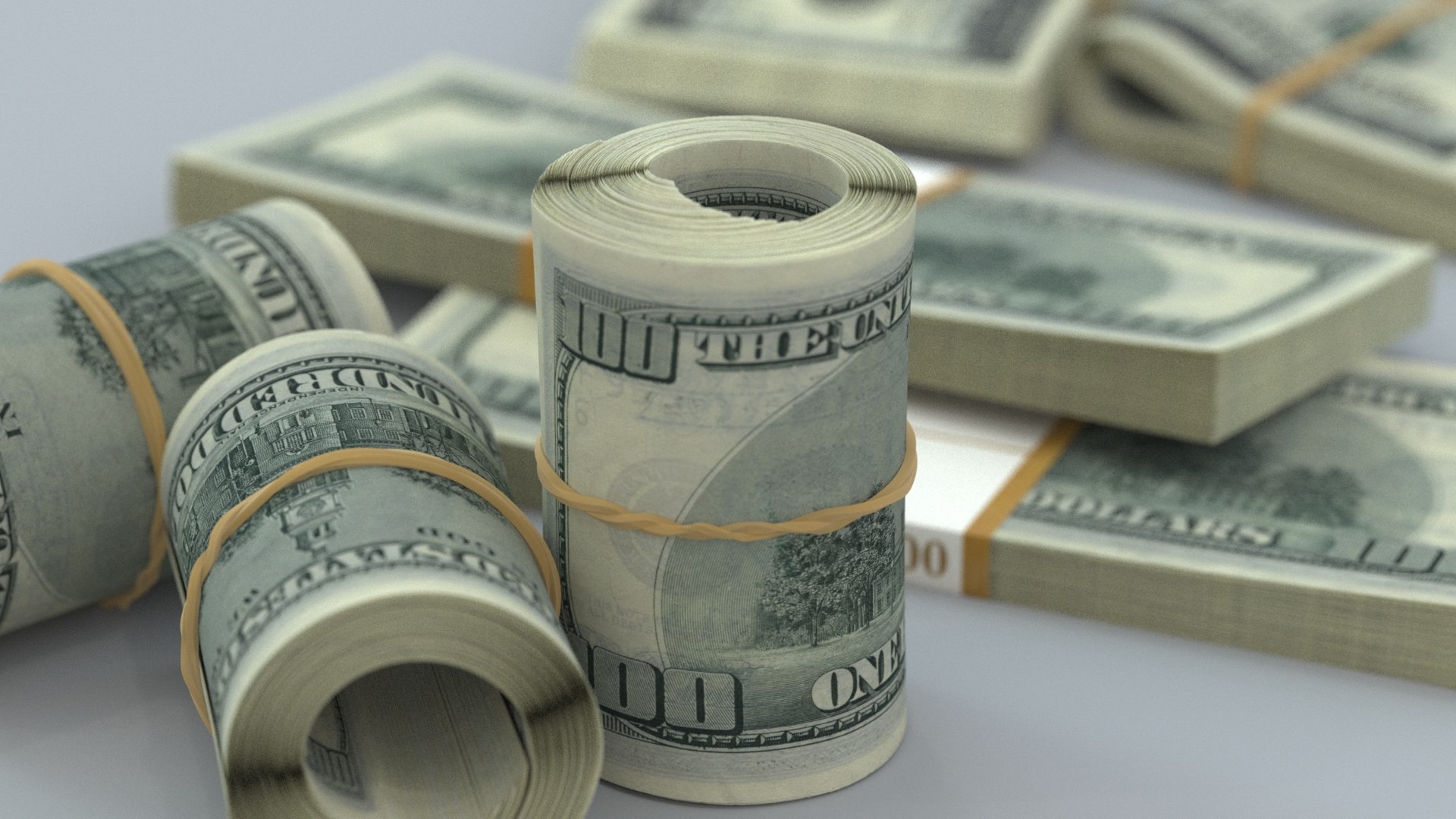 3D Banknote Bills Dollar Model - TurboSquid 1330437